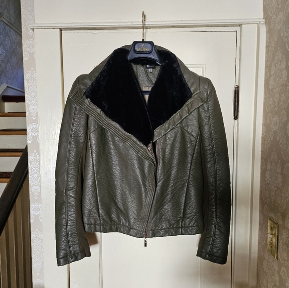 Love Token | Jackets & Coats | Love Token Faux Leather Jacket | Poshmark